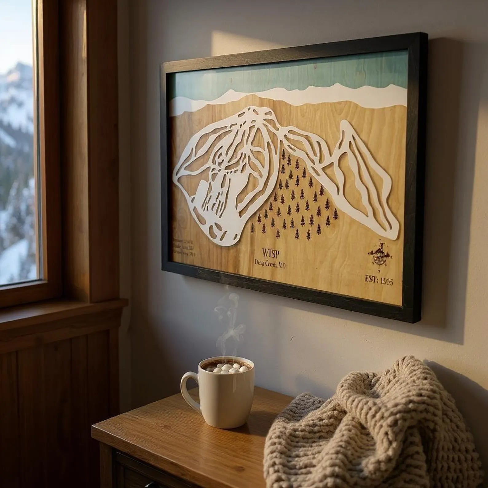 Custom Trail Map – Wandered Design